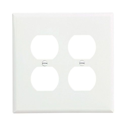 PJ82W - Eaton PJ82W - 2-Gang Duplex Receptacle Wall Plate, Mid-Size ...