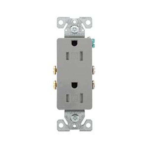TR1107GY-BOX - Eaton TR1107GY-BOX - Residential Duplex Receptacle, #14 ...
