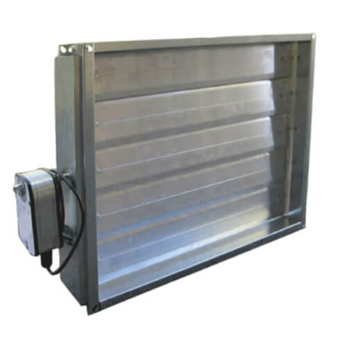 EFD34-14 - Fantech EFD34-14 - 34" x 14" Shutter Damper with Spring ...