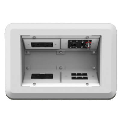 EFSB4 - Wiremold EFSB4 - Evolution 4-Gang Wall Box for Flat Screen Displays