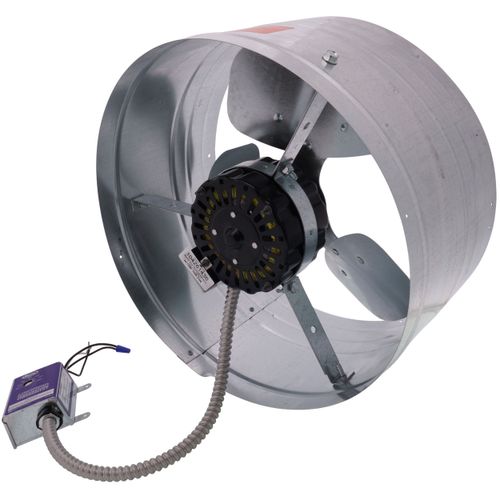 EGV5 - GAF Master Flow EGV5 - Master Flow Gable Mount Power Attic Vent ...