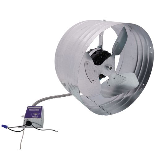 EGV5 - GAF Master Flow EGV5 - Master Flow Gable Mount Power Attic Vent ...