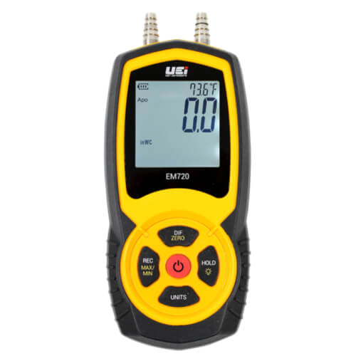 EM720 - UEi Test Instruments EM720 - Hi-Res Differential Manometer