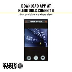 ET16 - Klein Tools ET16 - Borescope for Android Devices