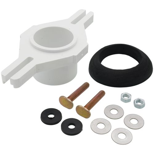 F10001 - Jones Stephens F10001 - 2" Spigot Adjustable PVC Urinal Flange Kit