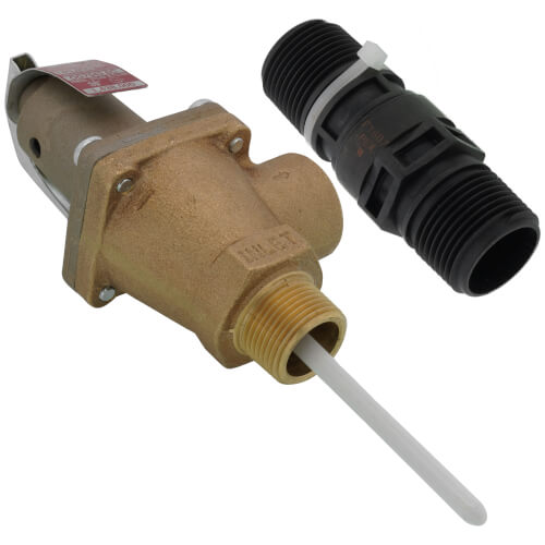 F153614 - Watts F153614 - 3/4" 40L-3 T&P Relief Valve w/ Flood Sensor ...