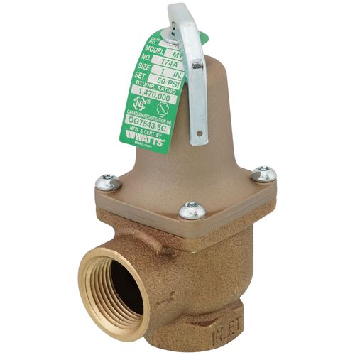 F275054 - Watts F275054 - 1" 174A Relief Valve w/ Flood Sensor ...
