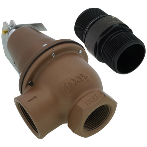 F383368 - Watts F383368 - 1-1/4" x 1-1/2" Series 740 Boiler Pressure ...
