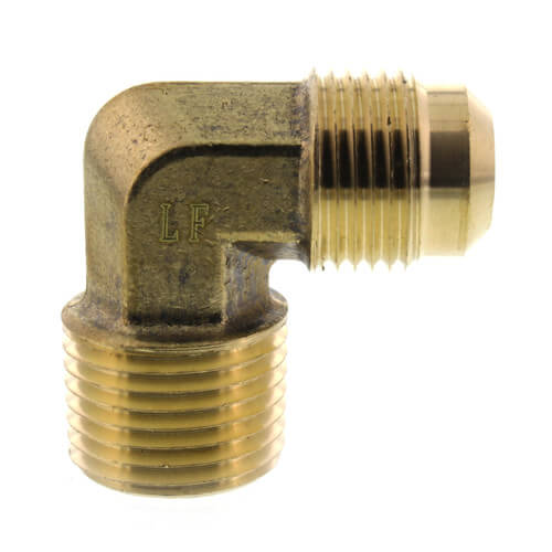F40-092 - Jones Stephens F40-092 - (49-88) 1/2" Flare x 1/2" MIP Brass Elbow