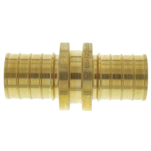 F95E88P - Tribal F95E88P - 1" F2080 PEX Coupling (Lead Free Brass)