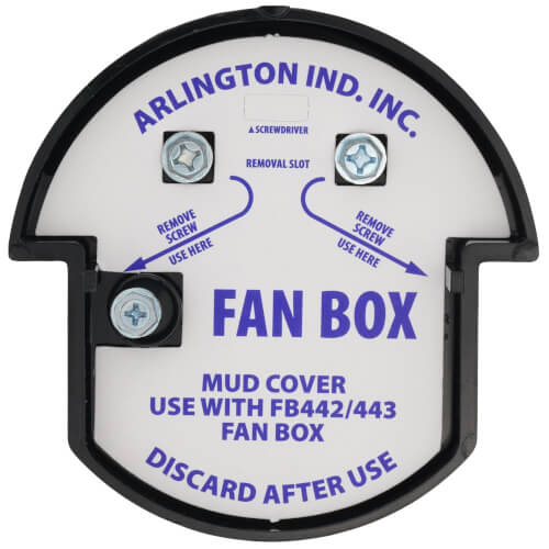 FB442 - Arlington FB442 - 13.4 Cubic Inch Steel Pan Ceiling Fan ...