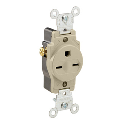 5089-I - Leviton 5089-I - Single Receptacle Outlet, Indented Face, 15A ...