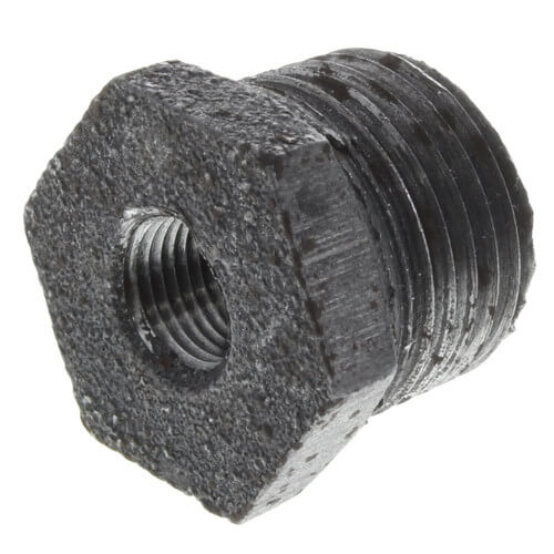 FBHE1/2X1/8 - Ward FBHE1/2X1/8 - 1/2" x 1/8" Black Hexagon Bushing