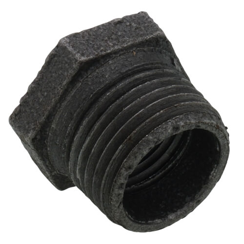 FBHE1/2X3/8 - Ward FBHE1/2X3/8 - 1/2" x 3/8" Black Hexagon Bushing