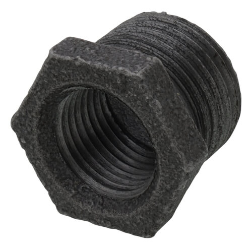 FBHE1/2X3/8 - Ward FBHE1/2X3/8 - 1/2" x 3/8" Black Hexagon Bushing