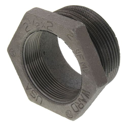FBHE2-1/2X2 - Ward FBHE2-1/2X2 - 2-1/2" x 2" Black Hexagon Bushing