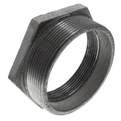 FBHE4X3-1/2 - Ward FBHE4X3-1/2 - 4" x 3-1/2" Black Hexagon Bushing