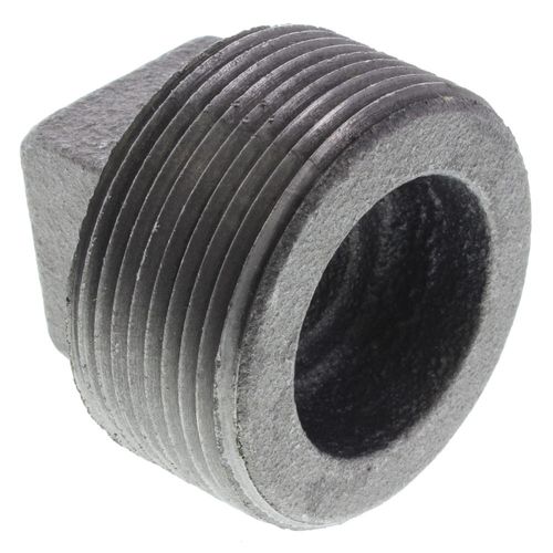 FBPL1-1/2 - Ward FBPL1-1/2 - 1-1/2" Black Regular Cored Plug
