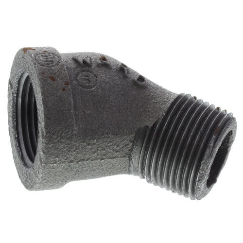 FBST45-3/4 - Ward FBST45-3/4 - 3/4" Black 45° Street Ell