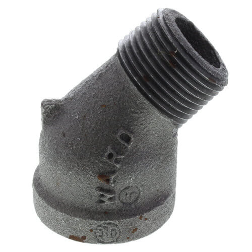 FBST45-3/4 - Ward FBST45-3/4 - 3/4" Black 45° Street Ell