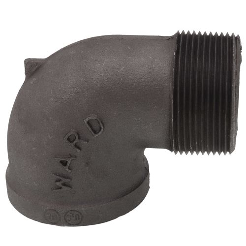 FBST90-2-1/2 - Ward FBST90-2-1/2 - 2-1/2" Black 90° Street Ell