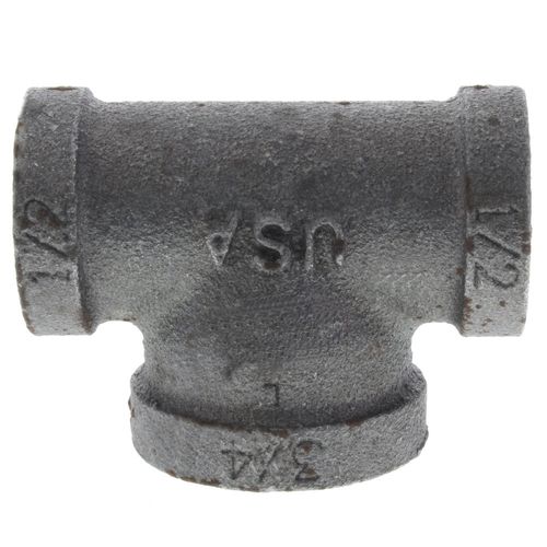 FBTE1/2X1/2X3/4 - Ward FBTE1/2X1/2X3/4 - 1/2" X 1/2" X 3/4" Black Tee