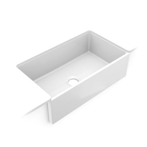 FC331910 - Moen FC331910 - Host 33" x 19" x 10" Fireclay Undermount ...