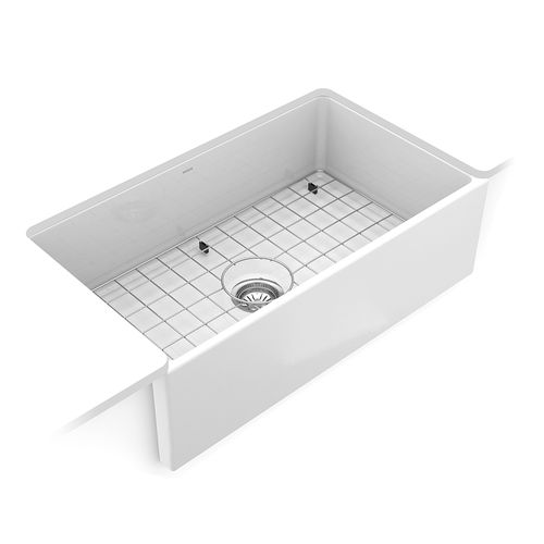 FC331910 - Moen FC331910 - Host 33" x 19" x 10" Fireclay Undermount ...