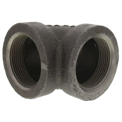 FCI90-2-1/2 - Ward FCI90-2-1/2 - 2-1/2" Black Cast Iron Steam 90° Elbow