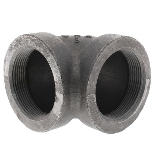 FCI90-3 - Ward FCI90-3 - 3" Black Cast Iron Steam 90° Elbow