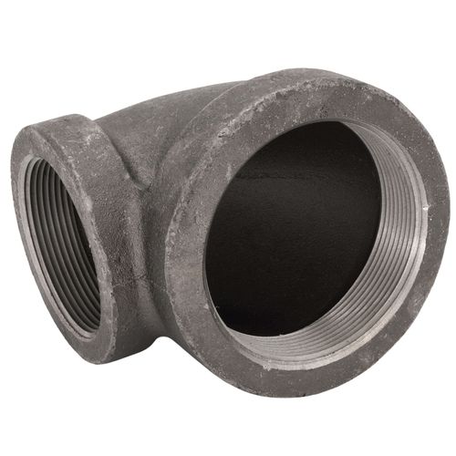 0300017209 - Anvil 0300017209 - 4" x 3" Black Cast Iron Steam 90° Elbow