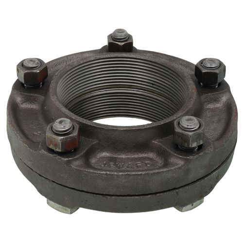 FCIFLU4 - Ward FCIFLU4 - 4" Black Cast Iron Steam Flange Union w/ Gasket
