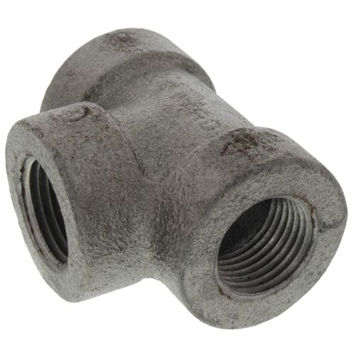 FCITE1/2 - Ward FCITE1/2 - 1/2" Black Cast Iron Steam Tee