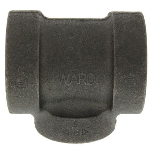 2DX1B.BCT - Ward 2DX1B.BCT - 2-1/2" x 2-1/2" x 1-1/4" Black Cast Iron ...