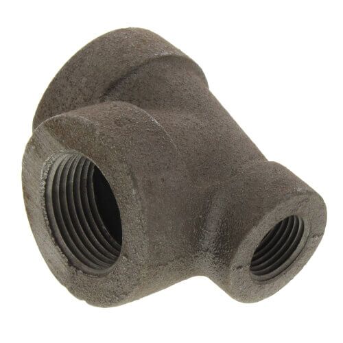 FCITE2X1/2X2 - Ward FCITE2X1/2X2 - 2" x 1/2" x 2" Black Cast Iron Steam Tee