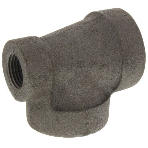 0300050804 - Anvil 0300050804 - 2" x 1/2" x 2" Black Cast Iron Steam Tee