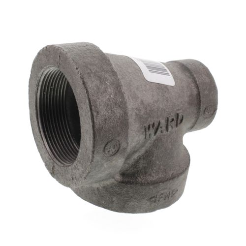 FCITE2X1X2 - Ward FCITE2X1X2 - 2" x 1" x 2" Black Cast Iron Steam Tee