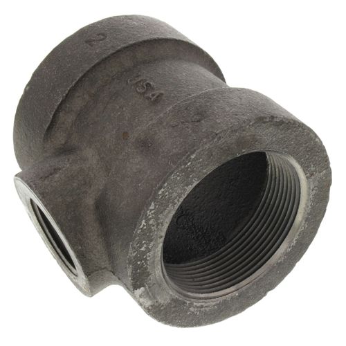 FCITE2X2X1 - Ward FCITE2X2X1 - 2" x 2" x 1" Black Cast Iron Steam Tee