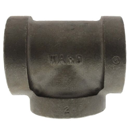 FCITE3-1-2 - Ward FCITE3-1-2 - 3-1/2" Black Cast Iron Steam Tee