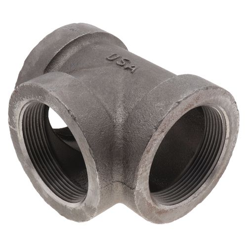 FCITE3 - Ward FCITE3 - 3" Black Cast Iron Steam Tee