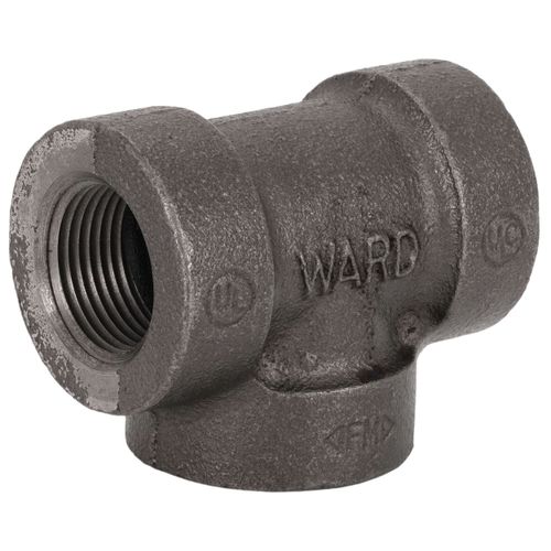 FCITE3/4 - Ward FCITE3/4 - 3/4" Black Cast Iron Steam Tee