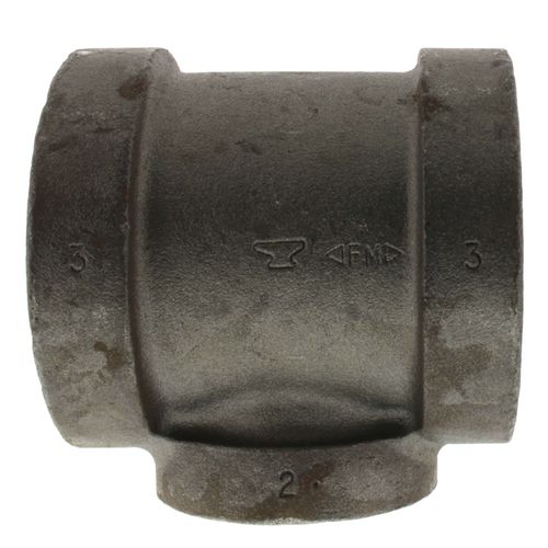 FCITE3X3X2 - Ward FCITE3X3X2 - 3" x 3" x 2" Black Cast Iron Steam Tee
