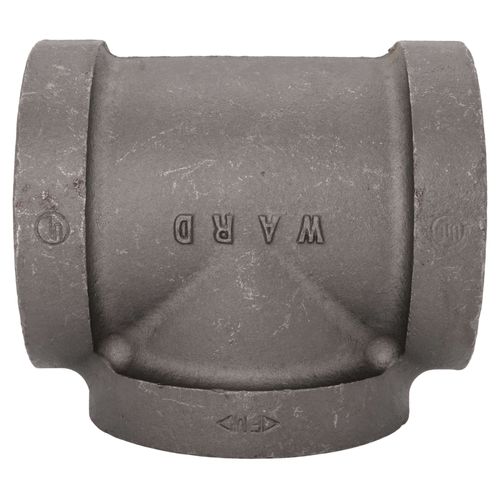 FCITE4 - Ward FCITE4 - 4" Black Cast Iron Steam Tee