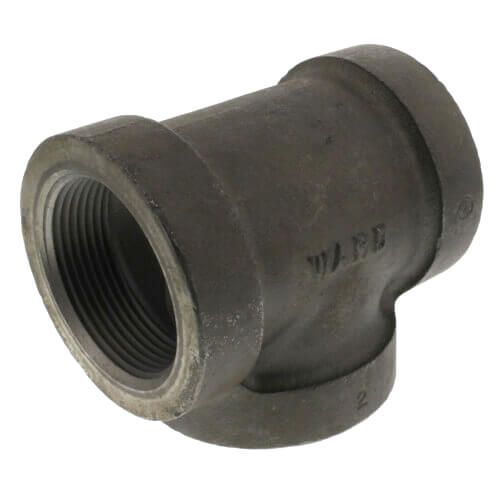 FCITE6 - Ward FCITE6 - 6" Black Cast Iron Steam Tee