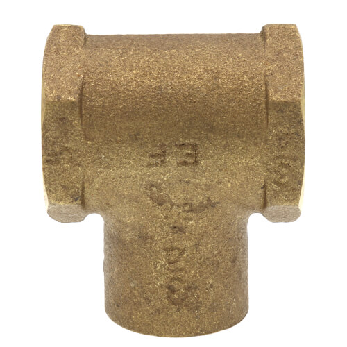 FFCT0034-NL - Everflow FFCT0034-NL - 3/4" FxFxC Cast Brass Tee (Lead Free)