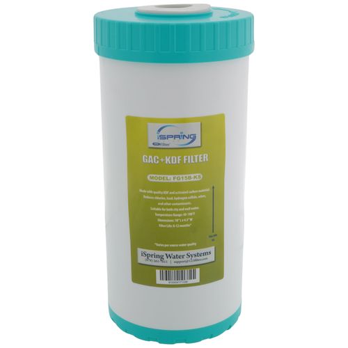 FG15B-KS - iSpring FG15B-KS - GAC & KDF Carbon Filter Replacement ...