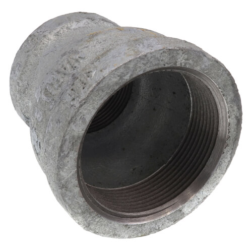 FGCO2X1-1/4 - Ward FGCO2X1-1/4 - 2" x 1-1/4" Galv Reducer Pipe Coupling