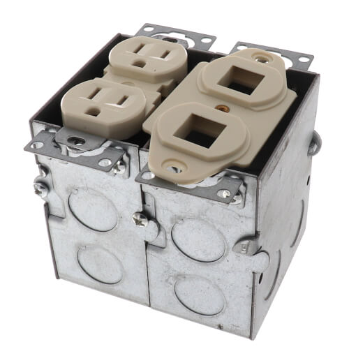 FLB5552NL - Arlington FLB5552NL - 2-Gang Floor Box