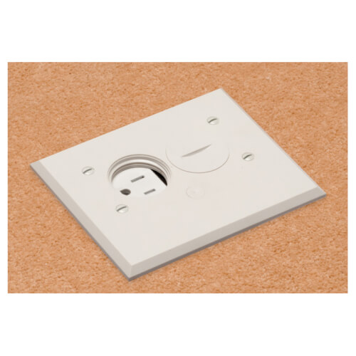 FLBA101W - Arlington FLBA101W - 1-Gang Non-Metallic Adjustable Floor ...