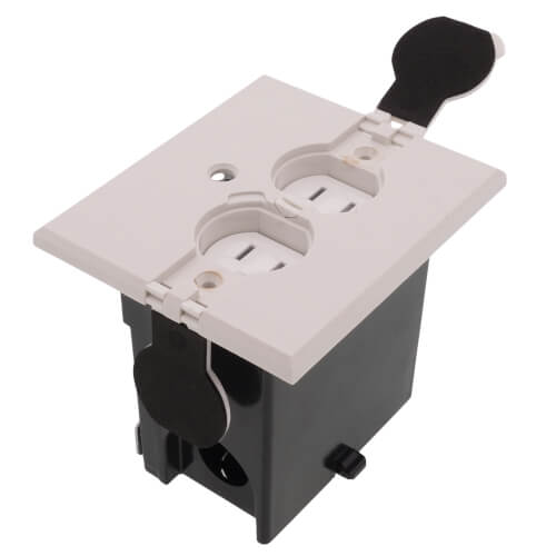 FLBAF101W - Arlington FLBAF101W - Adjustable Non-Metallic Floor Box for ...